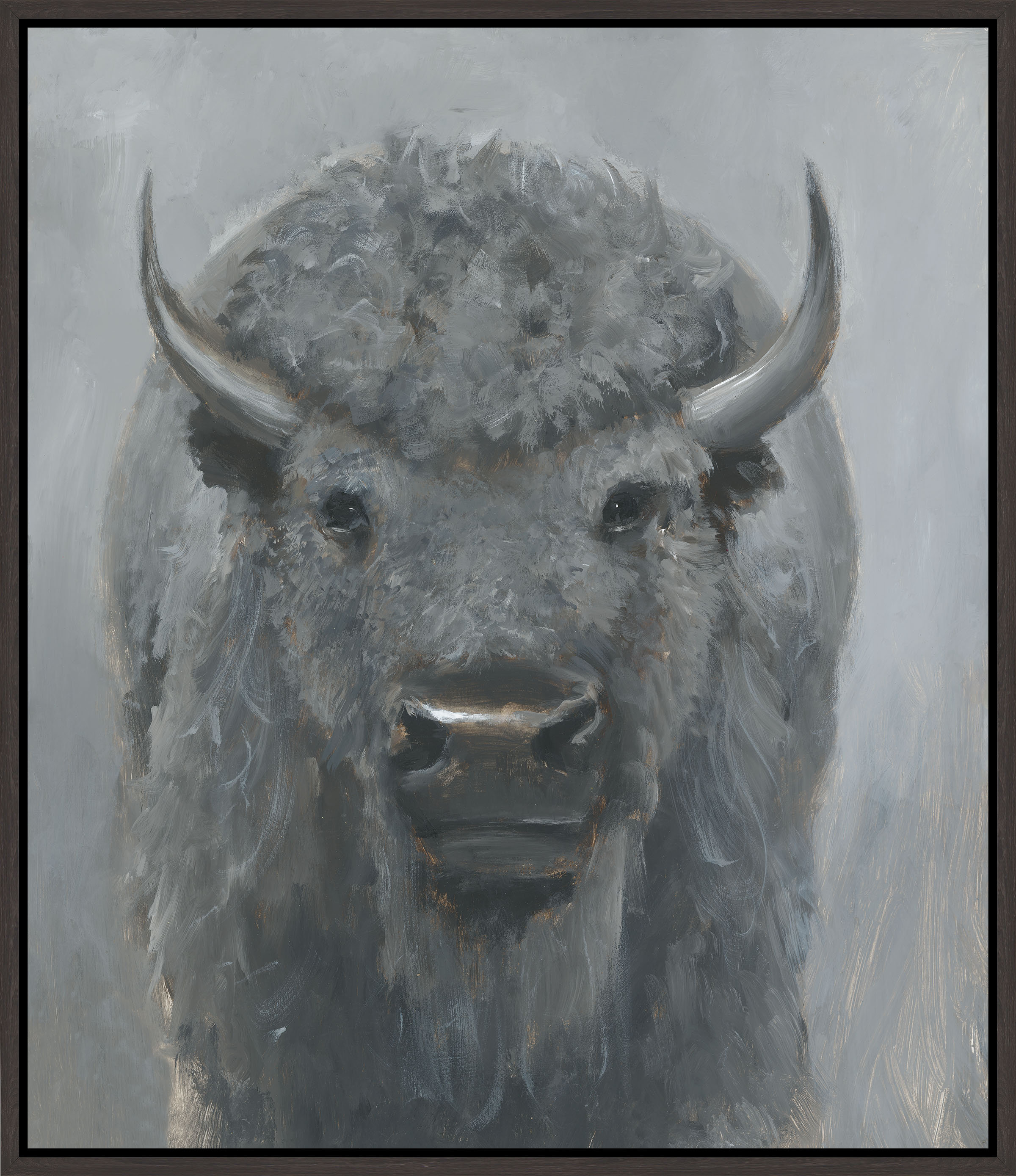 Chelsea Art Studio The Gray Bison by Mark Sargent - Floater Frame ...