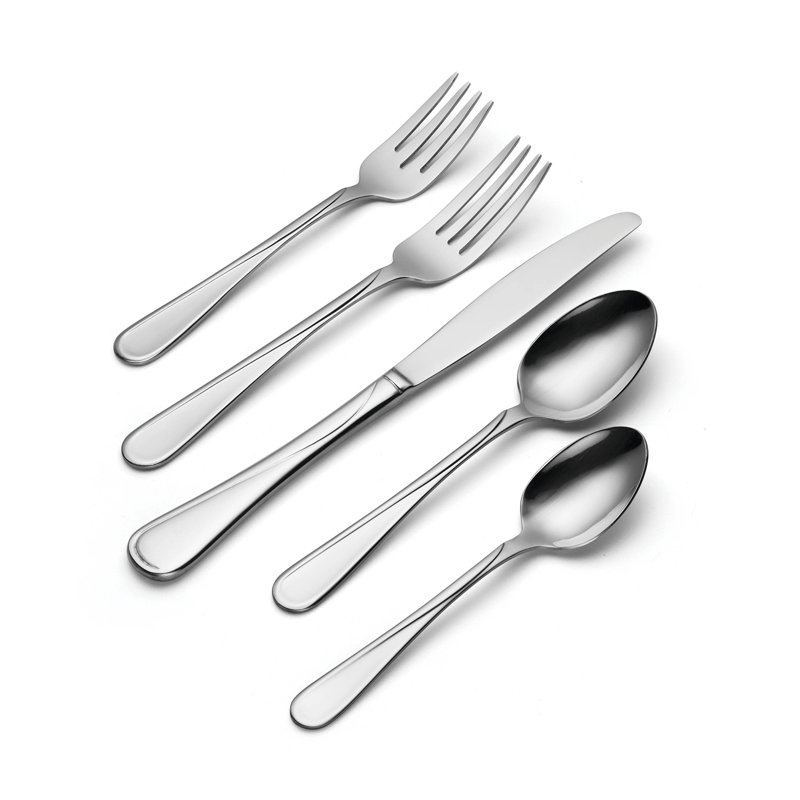 Oneida Flight 45 Piece Everyday Flatware Set, Service For 8 & Reviews ...