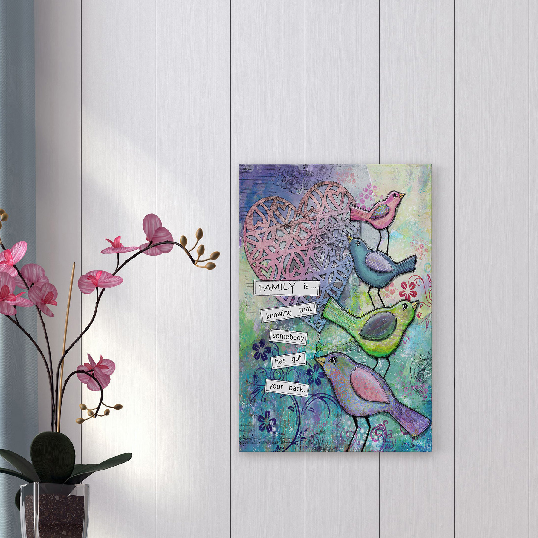 Trinx Morrell 'Family Backers' Painting Print on Wrapped Canvas ...