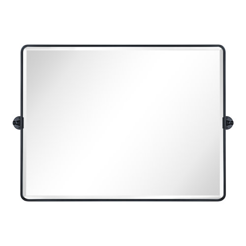 Red Barrel Studio® Woodvale Metal Rectangle Wall Mirror & Reviews | Wayfair