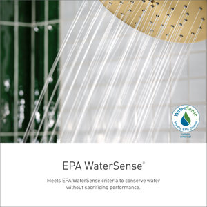 Moen Ronan Single Handle Tub/Shower with Magnetix Rainshower, Valve ...