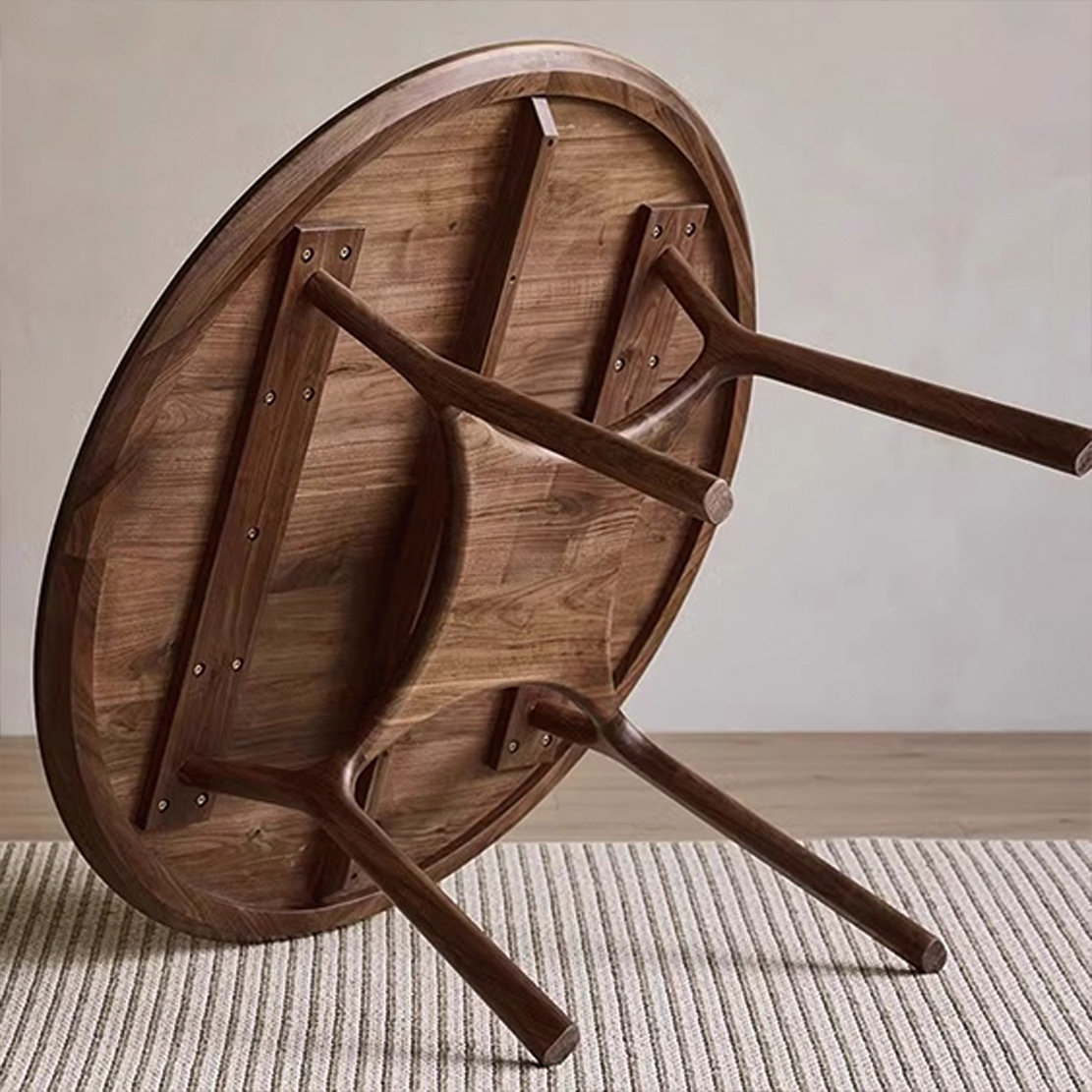 Waagy Exquisite solid wood craft dining table | Wayfair