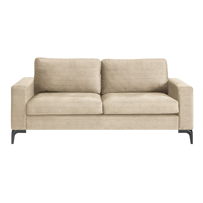 Tommy Hilfiger Austin Upholstered Sofa, Contemporary Square Arms Living ...