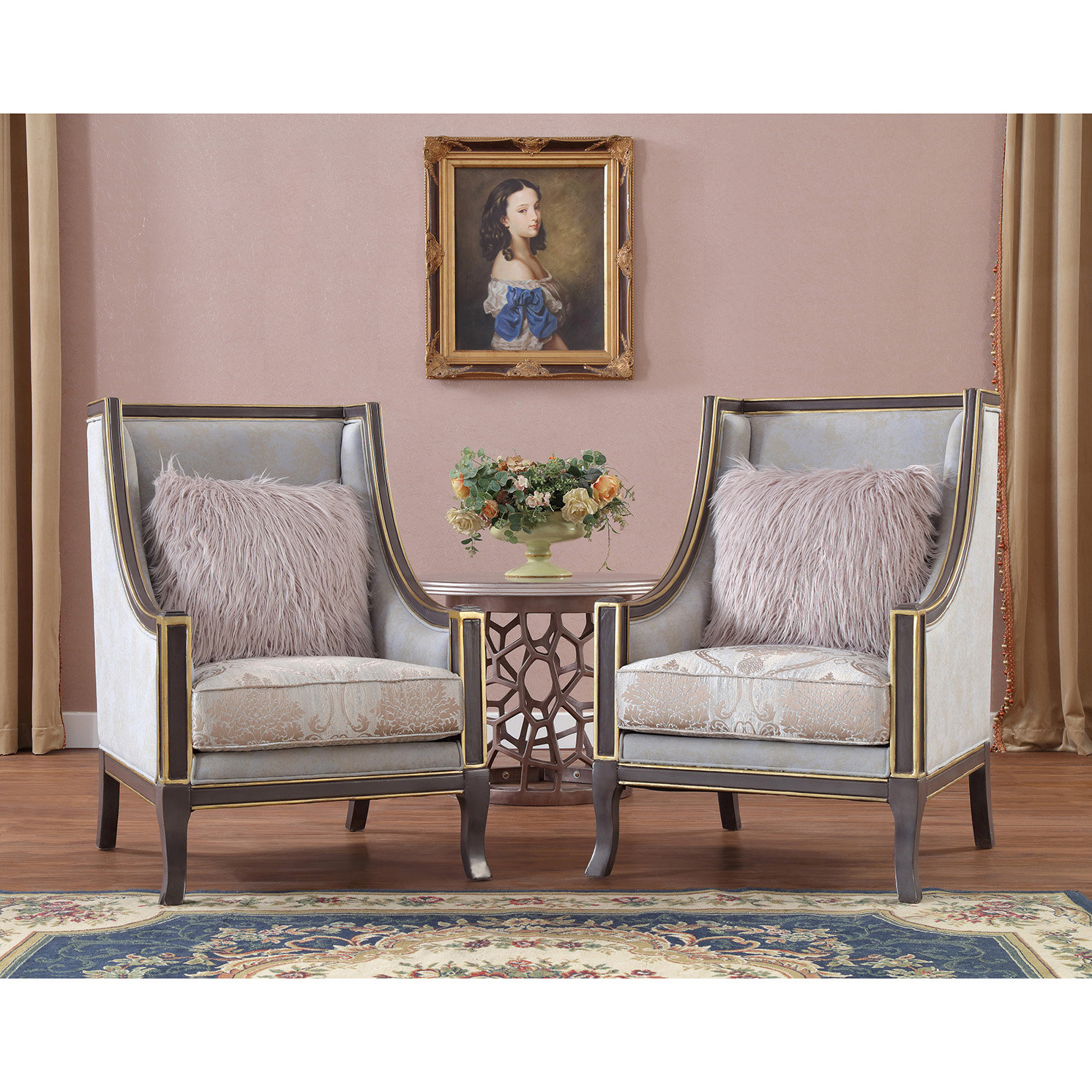 Direct Marketplace 3 Piece Velvet Configurable Living Room Set ...