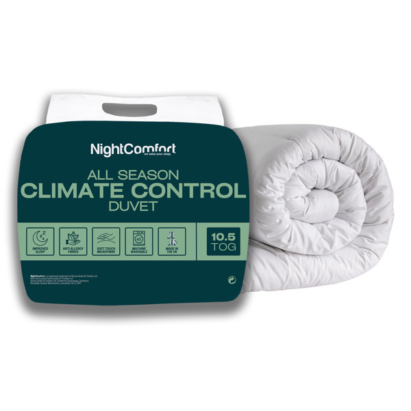 NightComfort Night Comfort Climate Control All Season Microfibre 10.5 ...