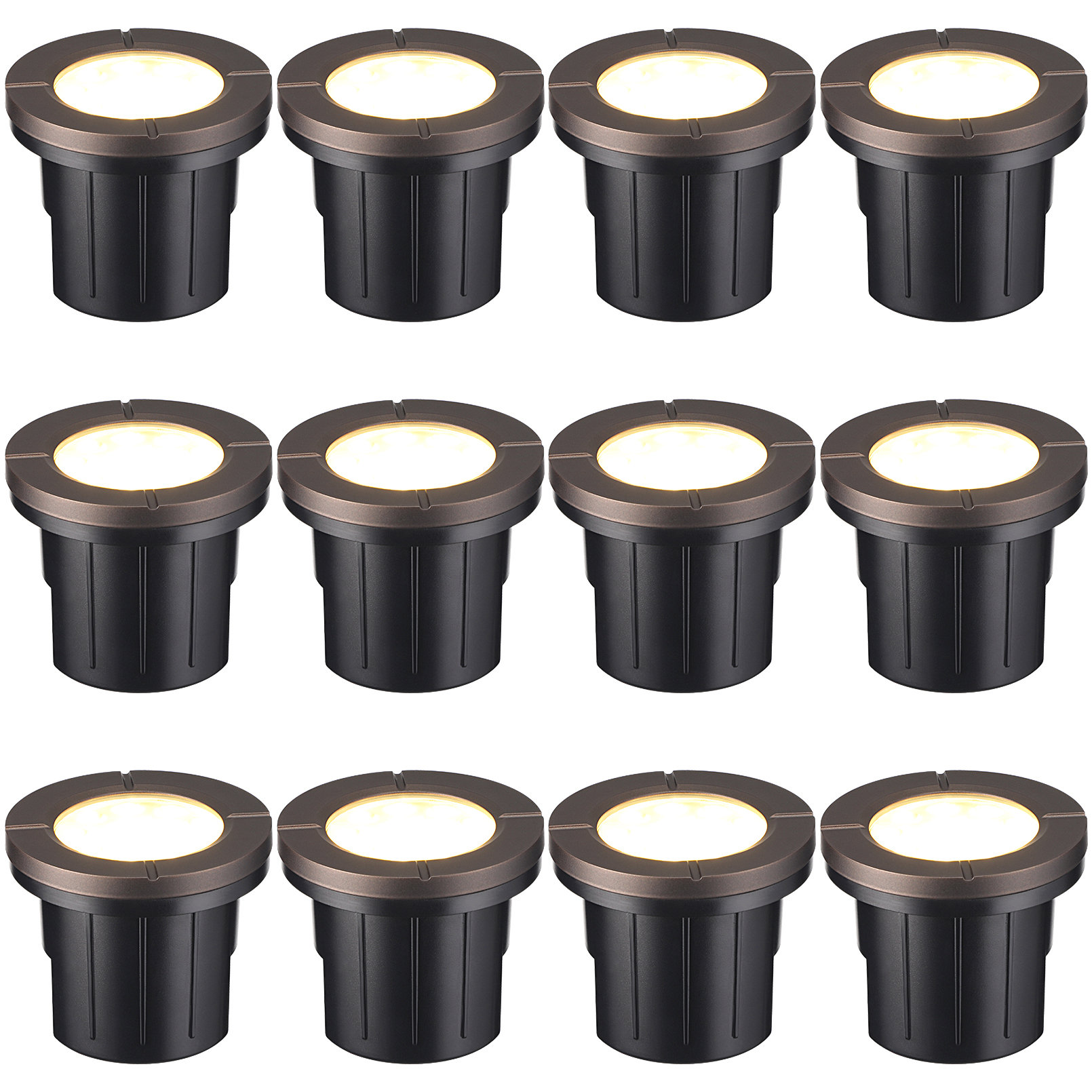 LEDVANS LED Landscape Well light Low Voltage In-Ground Lawn Light, IP67 ...