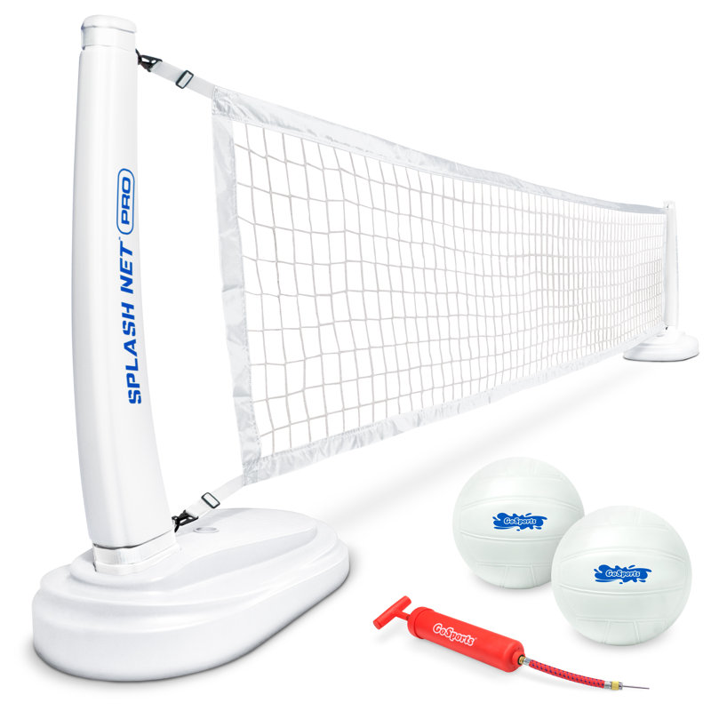 GoSports Splash Net PRO Pool Volleyball Game Set - Includes 2 Water ...