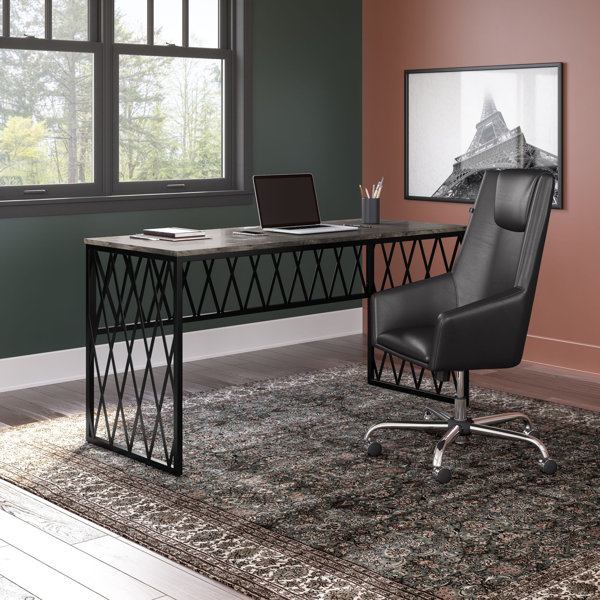 17 Stories Metal Writing Desk | Wayfair