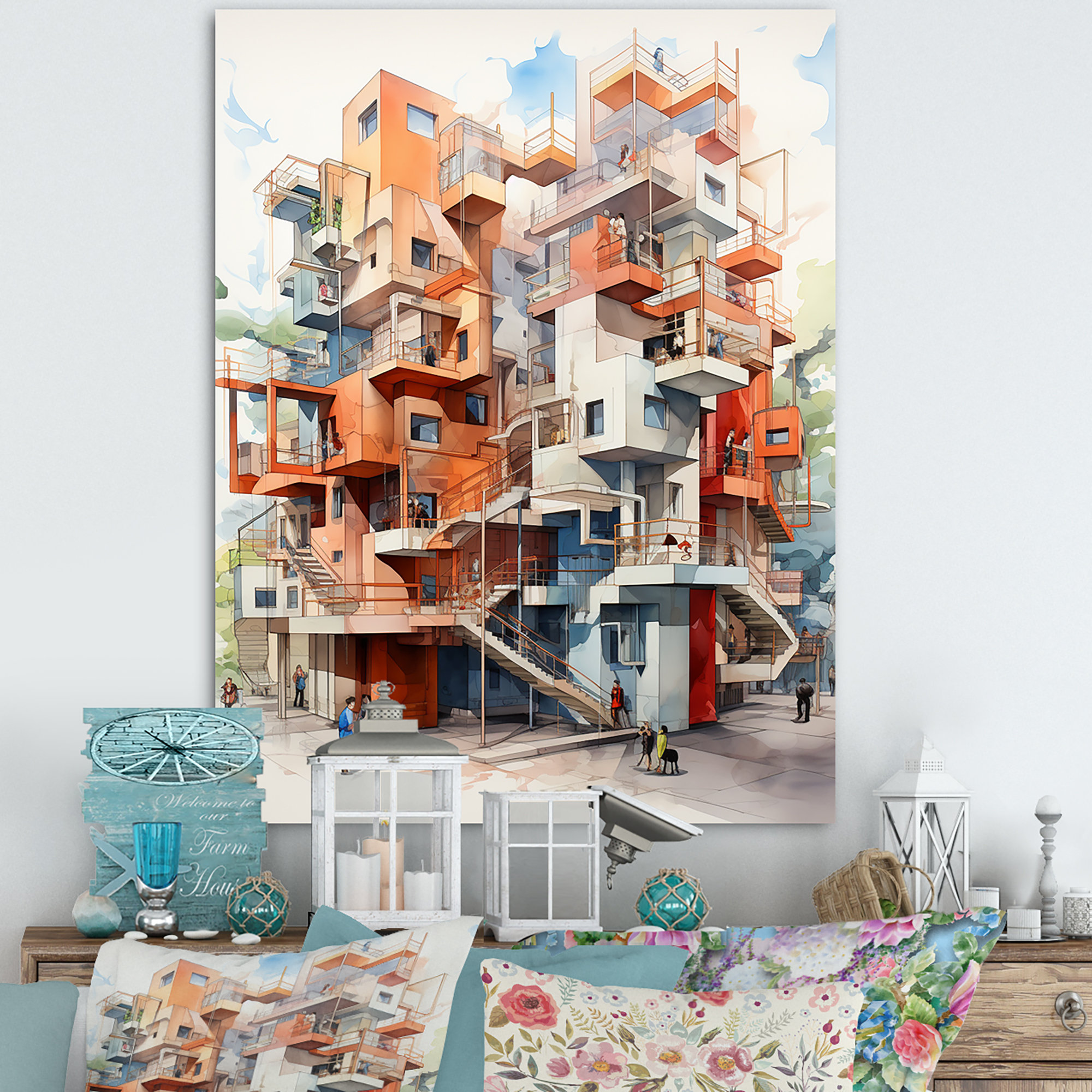 Red Barrel Studio® Architecture Building Infinite Knowledge IV ...