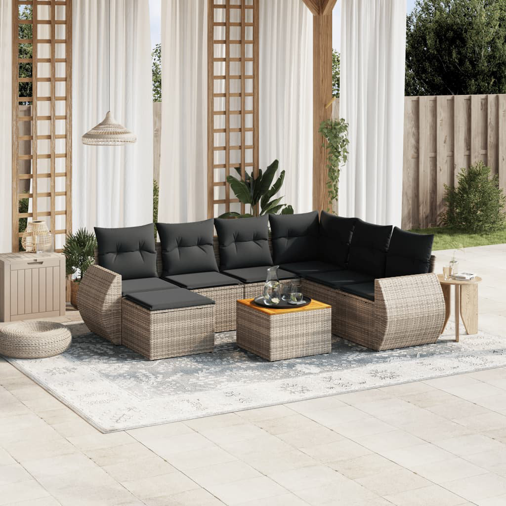 Vidaxl Garden Sofa Set Wayfair