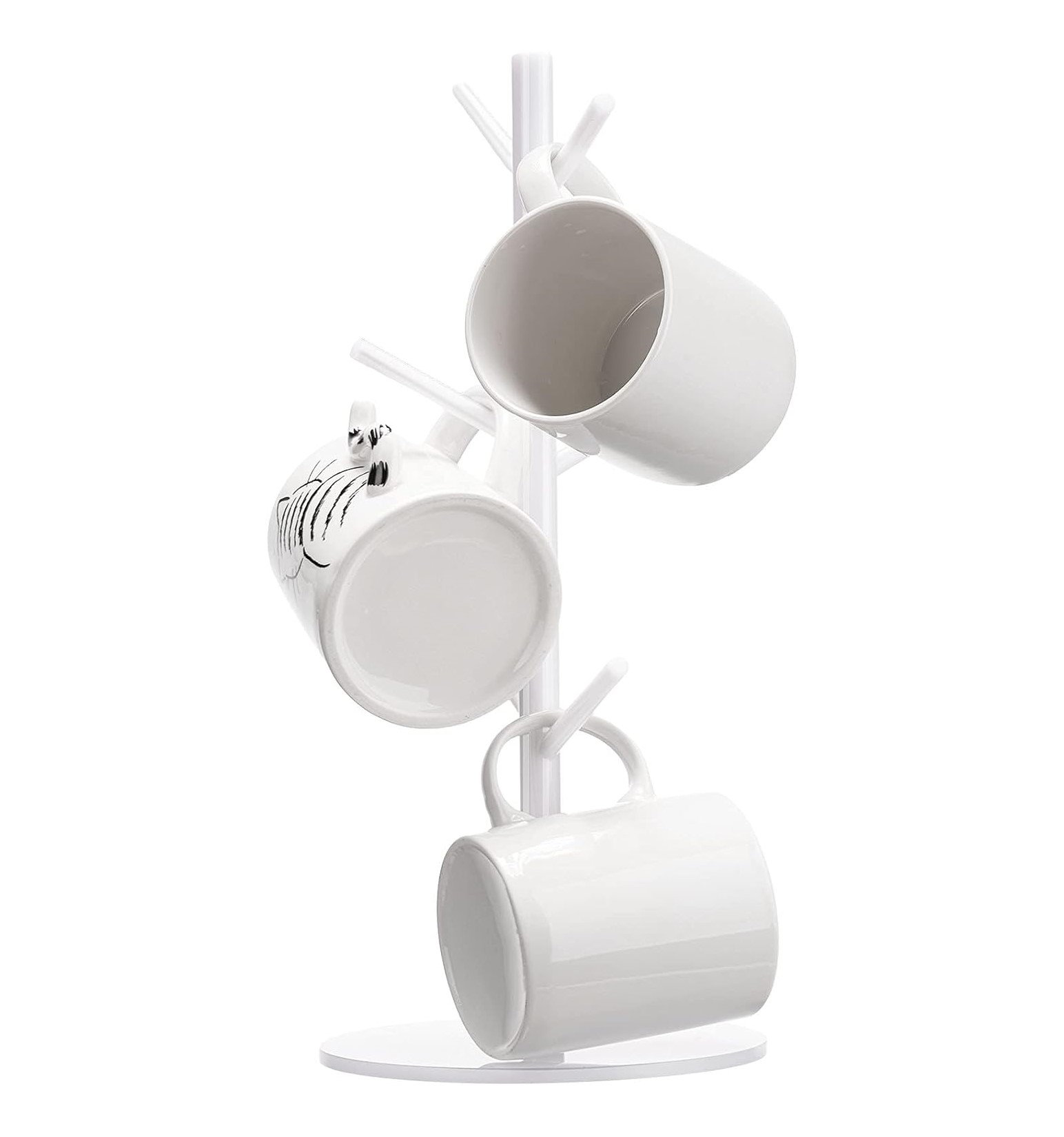 Latitude Run® 14 Inch Acrylic Coffee Mug Tree Mug Holder Tree Coffee ...