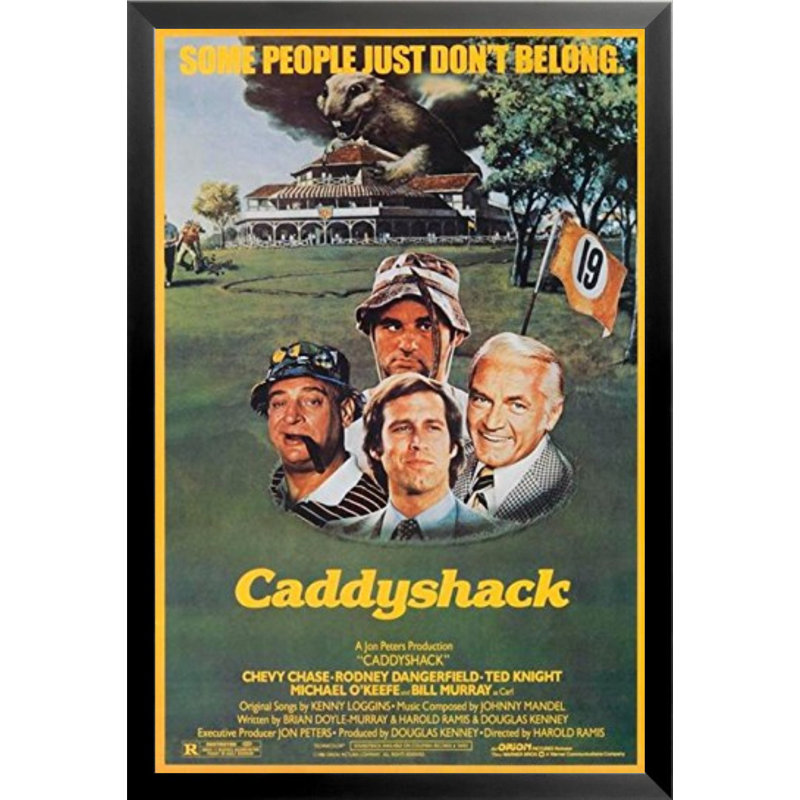 Buy Art For Less 'Caddyshack 1980 Movie Comedy Classic Chevy Chase ...