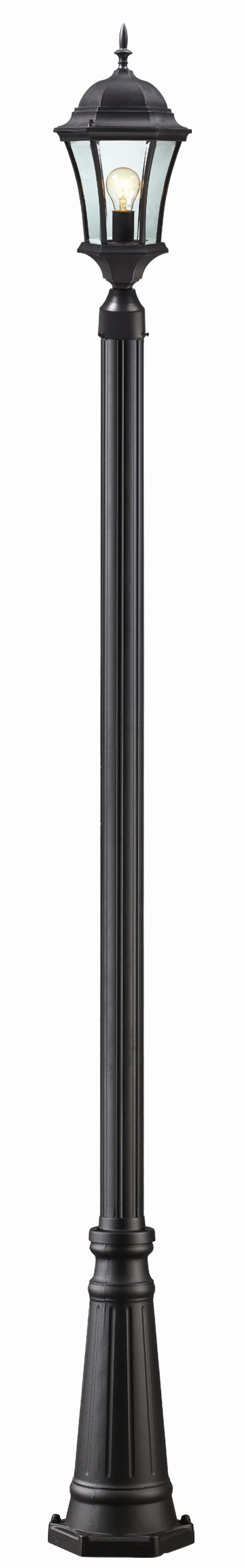 Lark Manor™ Alekh Black 1 -Light 118" H Hardwired Lamp Post (Full ...