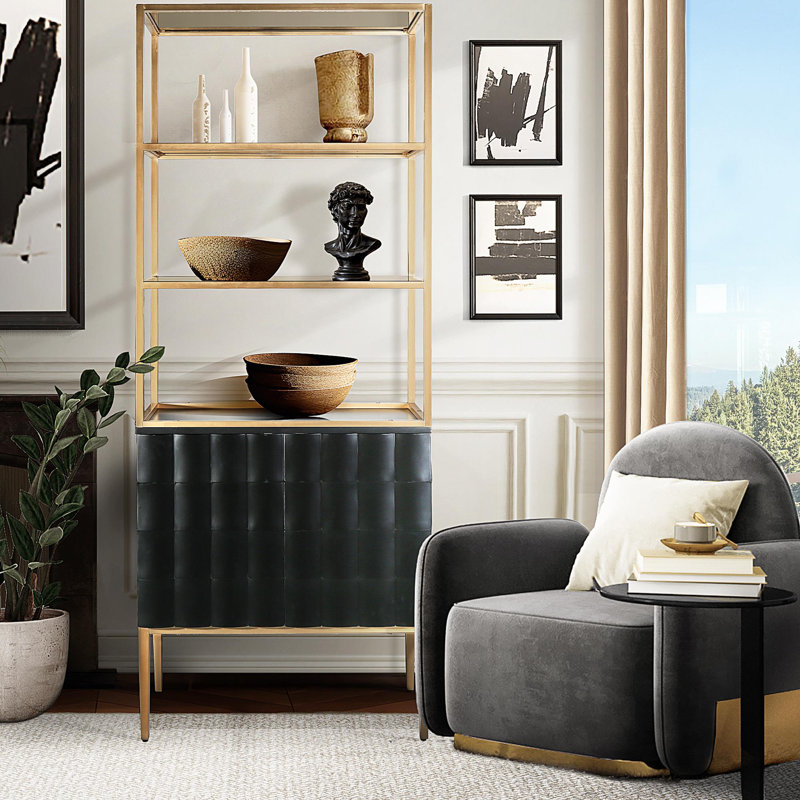 Everly Quinn Storage Bookcase | Wayfair