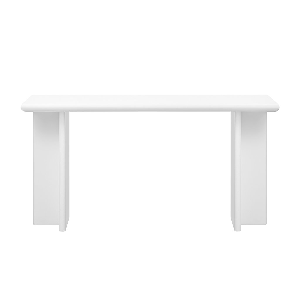Hokku Designs Modern Entryway Table with L-Shaped Legs Suitable for ...