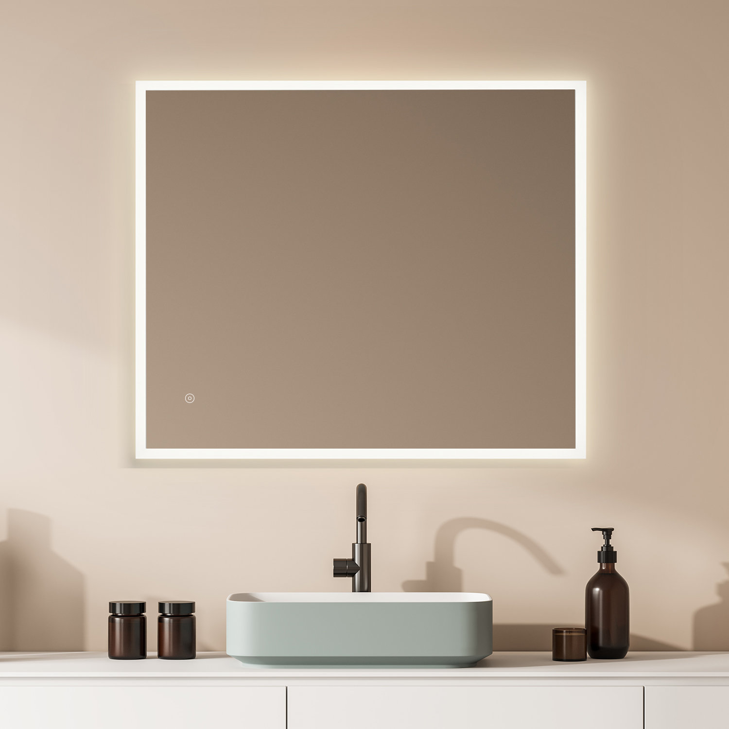 Altair Lighted Wall Mounted Bathroom / Vanity Mirror - Wayfair Canada