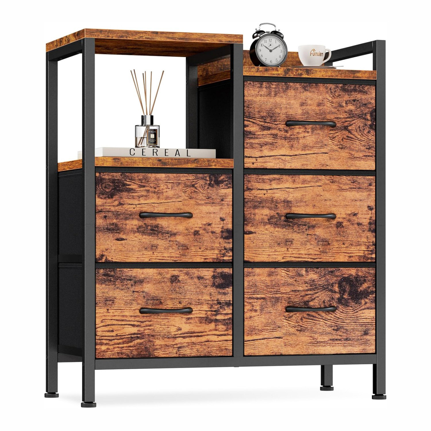 Ameriwood 5 Drawer Rustic Dressers | Wayfair