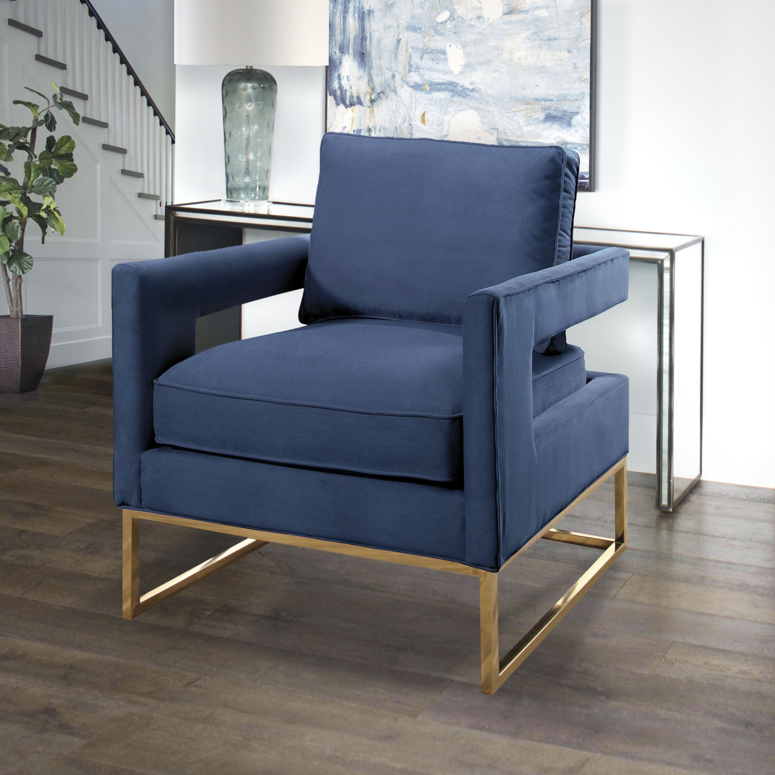 Etta Avenue™ Rachelle Upholstered Armchair & Reviews | Wayfair