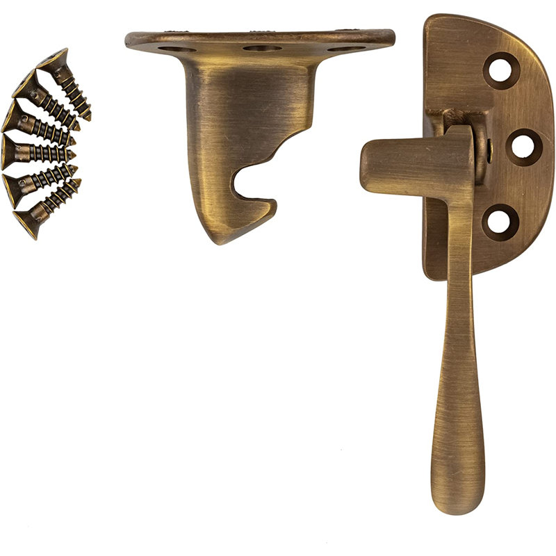 UNIQANTIQ HARDWARE SUPPLY Offset Right Ice Box Door Lever Latch and ...