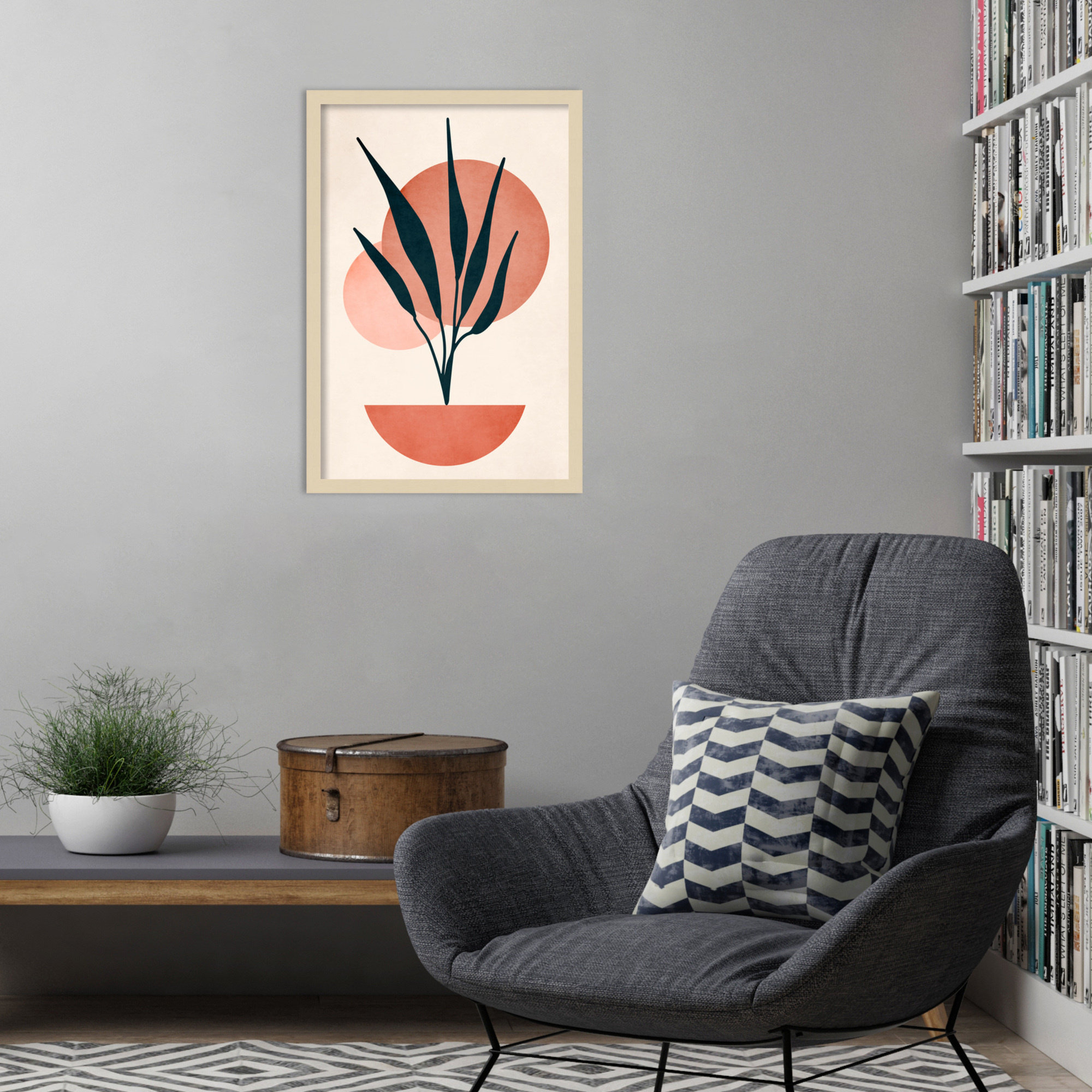 George Oliver Copenhagen 1978 No 7 by Clouser Wood Framed Wall Art ...