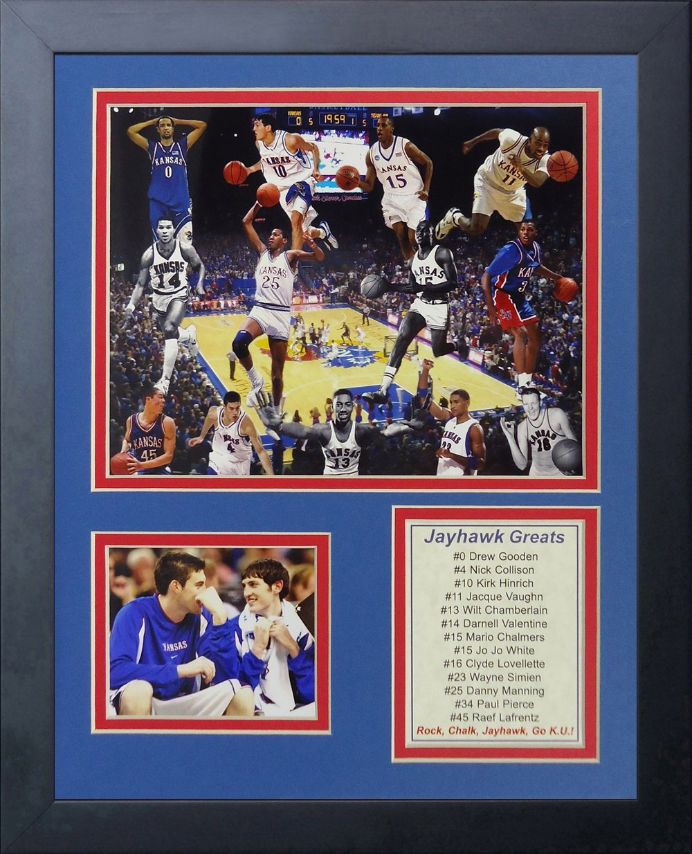 Legends Never Die University of Kansas - Jayhawks Greats Framed ...