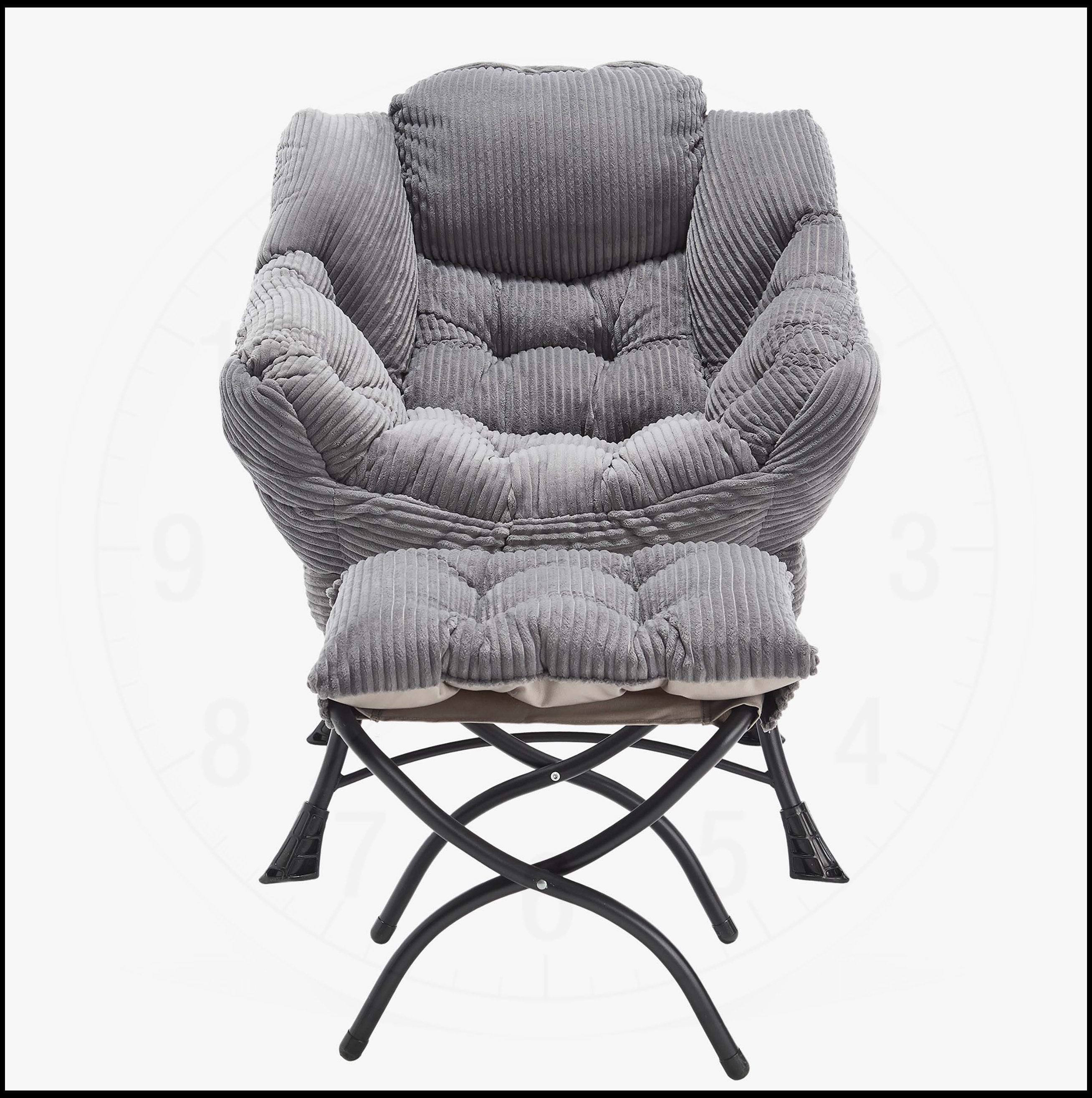 George Oliver Modern Comfy Lounge Chair with Ottoman and Side Pocket ...