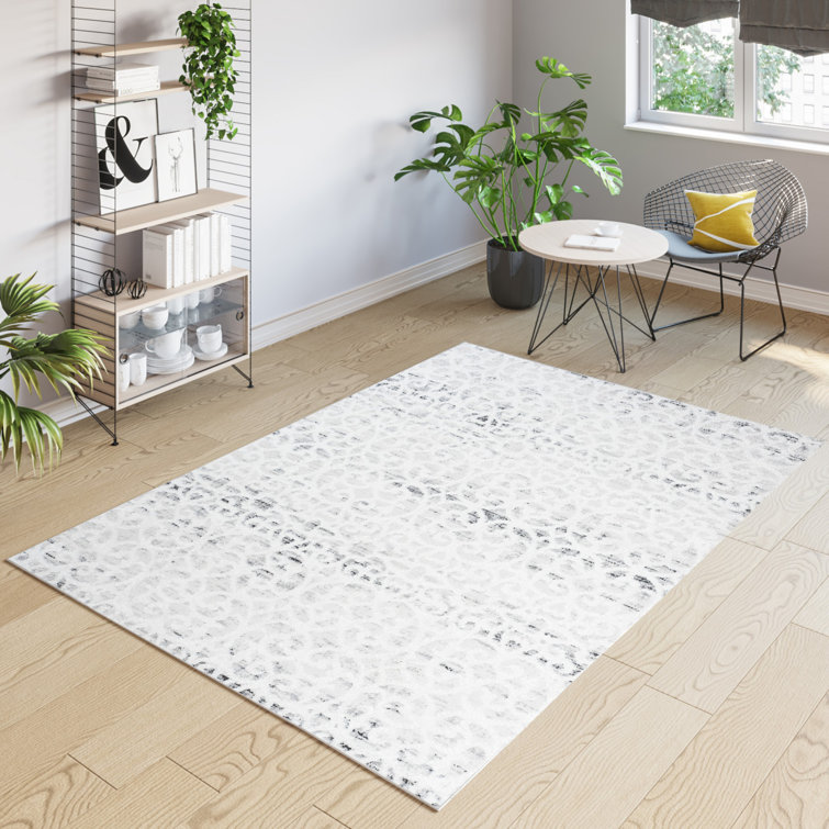 Bloomsbury Market Hartfo Green/Cream Rug | Wayfair.co.uk