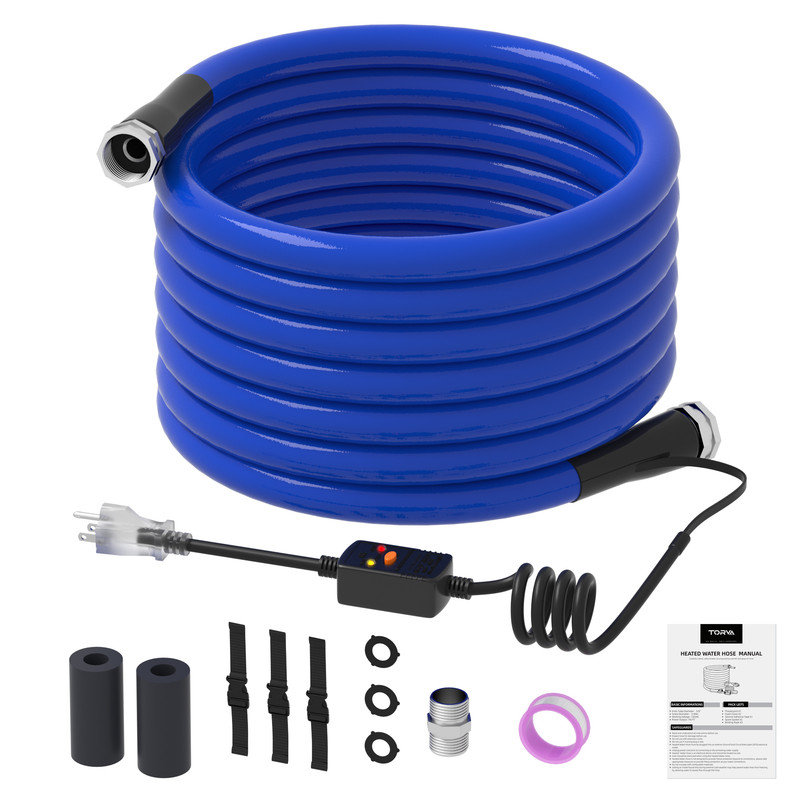 MENSARJOR 30FT Heated Water Hose for RV, Heated Drinking Water Hose ...