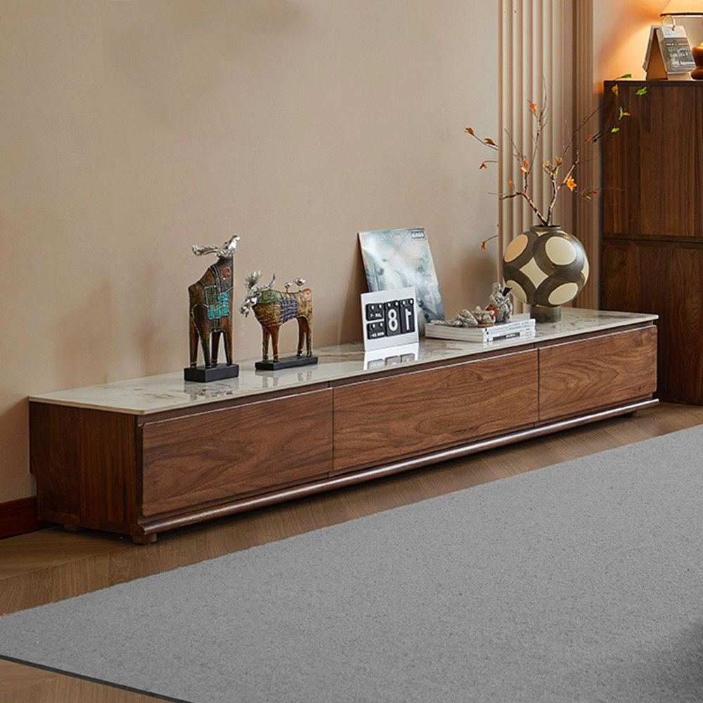 Finaewg Sintered stone countertop TV stand | Wayfair