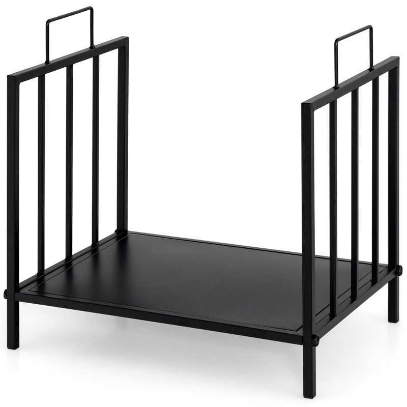 Ebern Designs Curstin 18'' W x 13'' D Metal Log Rack & Reviews | Wayfair
