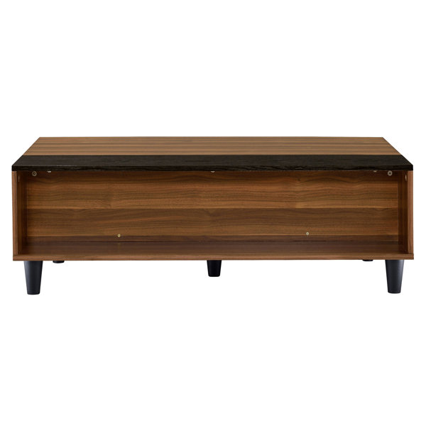 Millwood Pines Chansler Coffee Table Walnut Coffee Table Lift Top ...