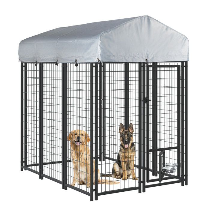 VITESSE 72.1'' H Metal Exercise Pen & Reviews | Wayfair