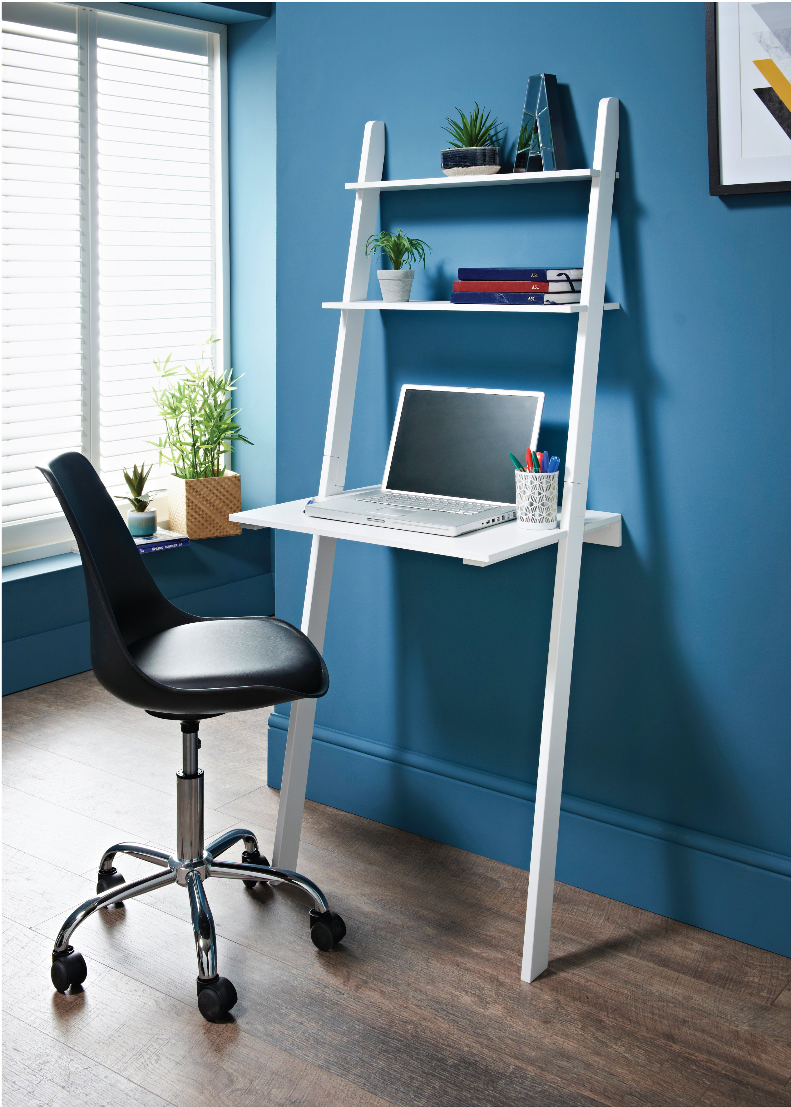 Ebern Designs Atilio T- Shape Ladder Desk & Reviews | Wayfair.co.uk