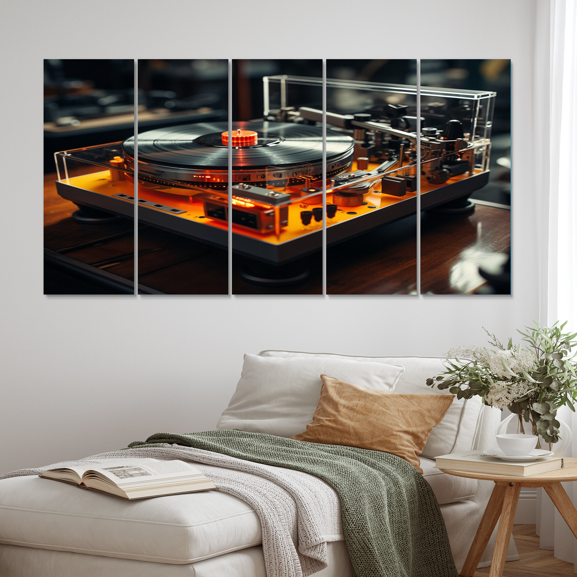 Latitude Run® Vinyl Macro Photography I - Vinyl Records Metal Wall ...