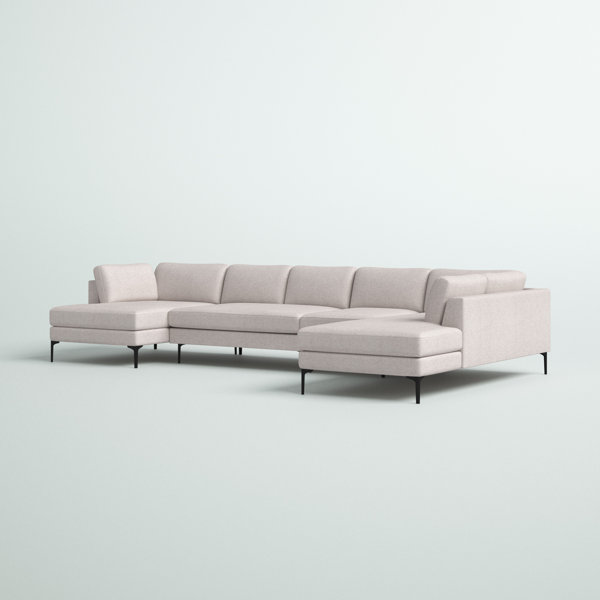 Mercury Row® Defeo 4 - Piece Upholstered Sectional | Wayfair