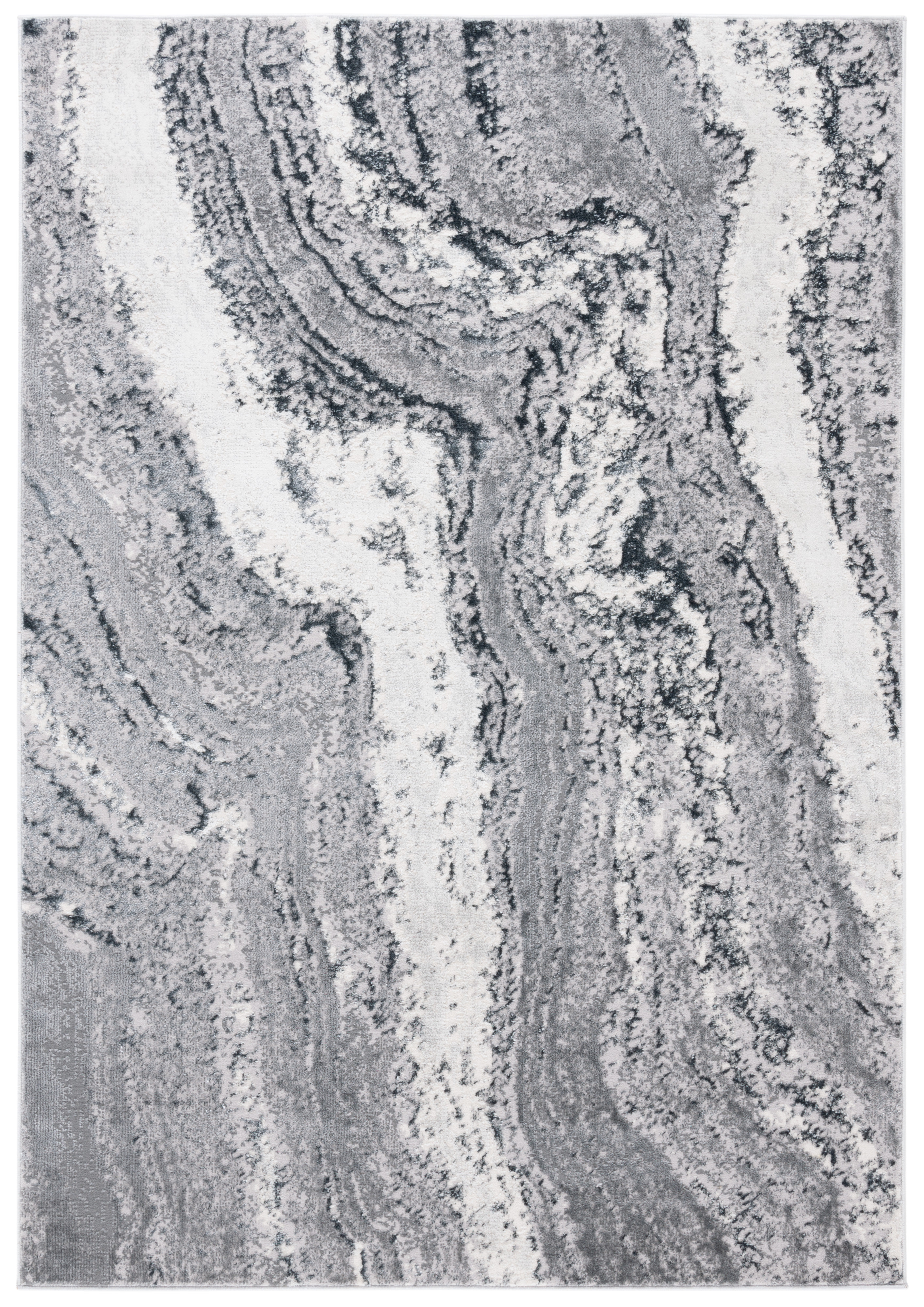 Wrought Studio™ Kayliann Performance Abstract Rug | Wayfair