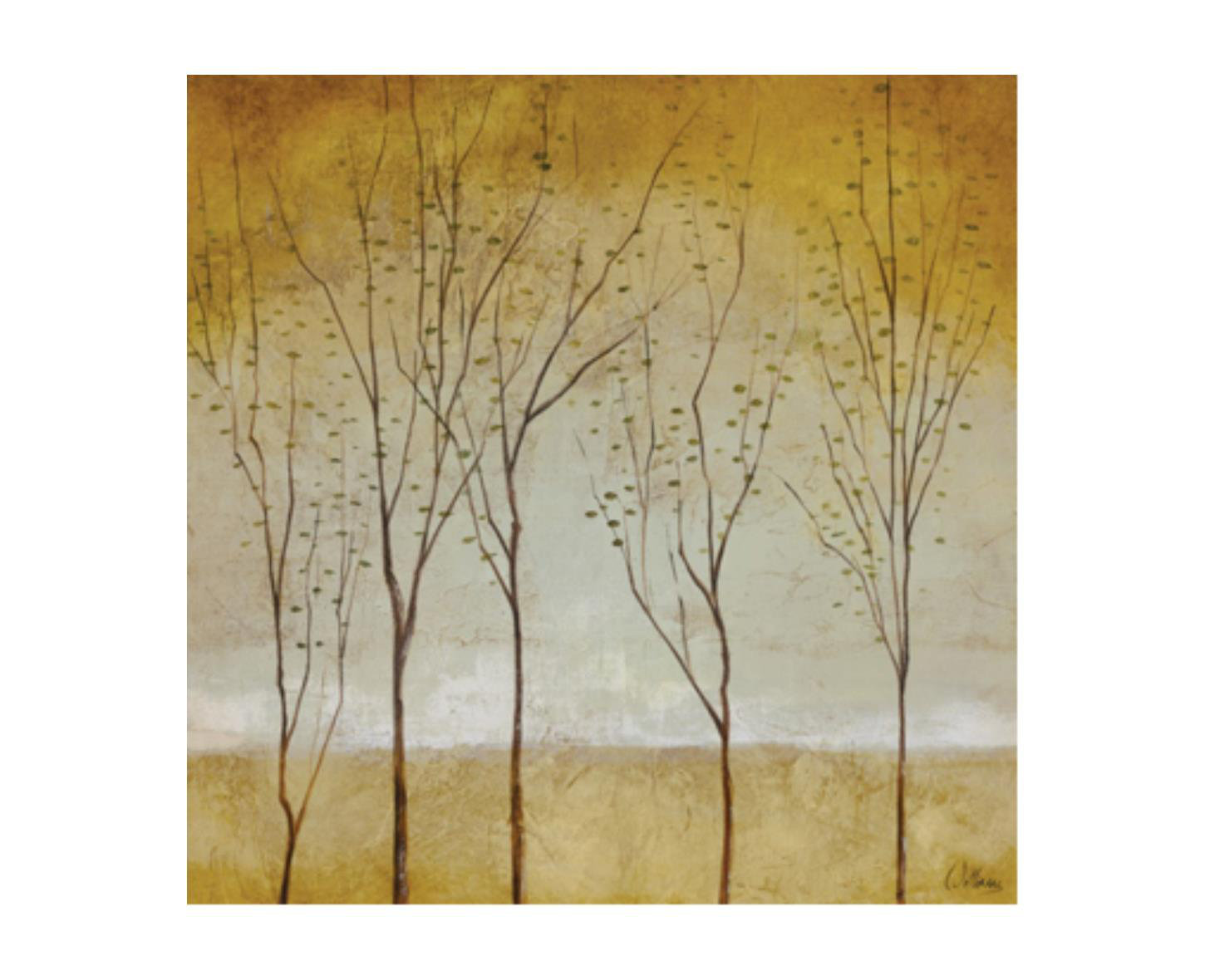 Chelsea Art Studio Five Trees by Albert Williams - Graphic Art ...