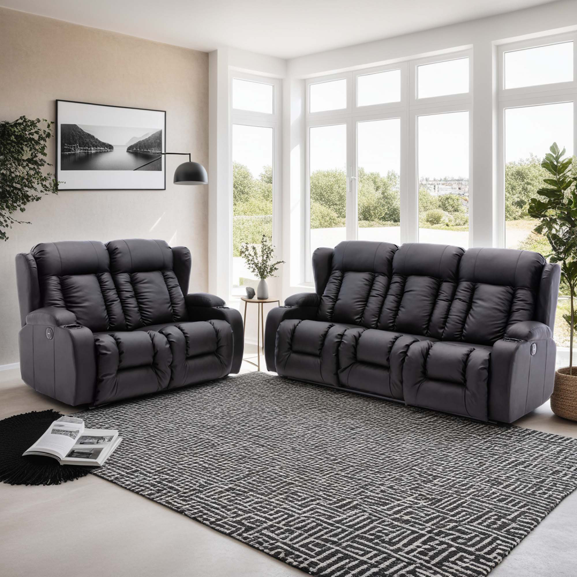 Rosalind Wheeler Electric Reclining Living Room Sets | Wayfair.ie