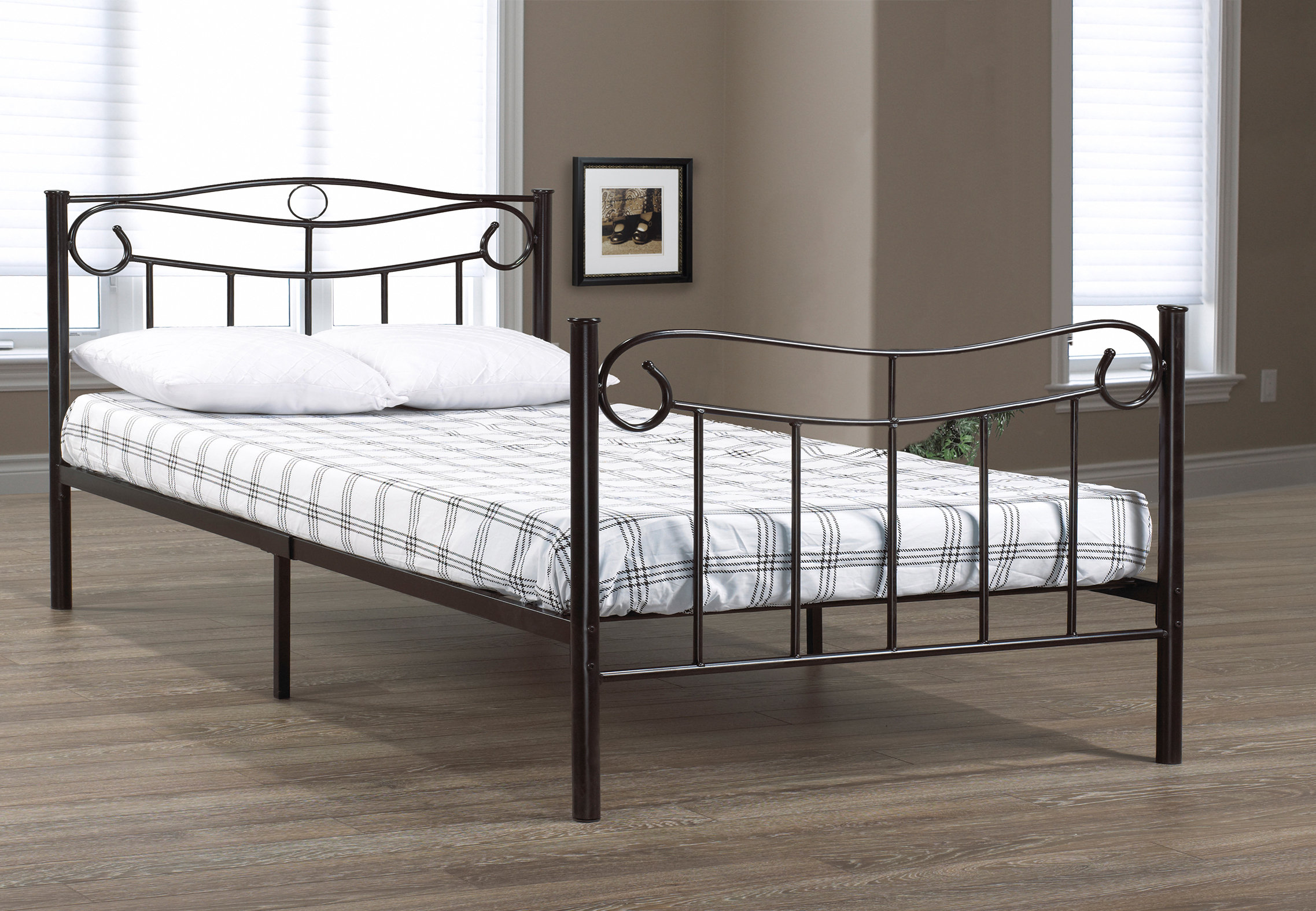 Red Barrel Studio® Metal Open-Frame Bed | Wayfair