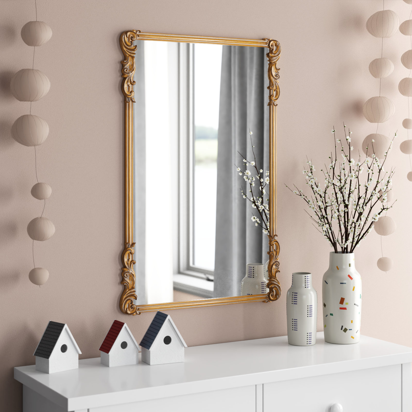 Langley Street Lafrance Vanity Mirror & Reviews | Wayfair