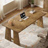 Millwood Pines 70.9-inch Long Solid Wood Executive Desk, Farmhouse ...