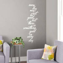 Design With Vinyl Text & Numbers Non-Wall Damaging Wall Decal | Wayfair
