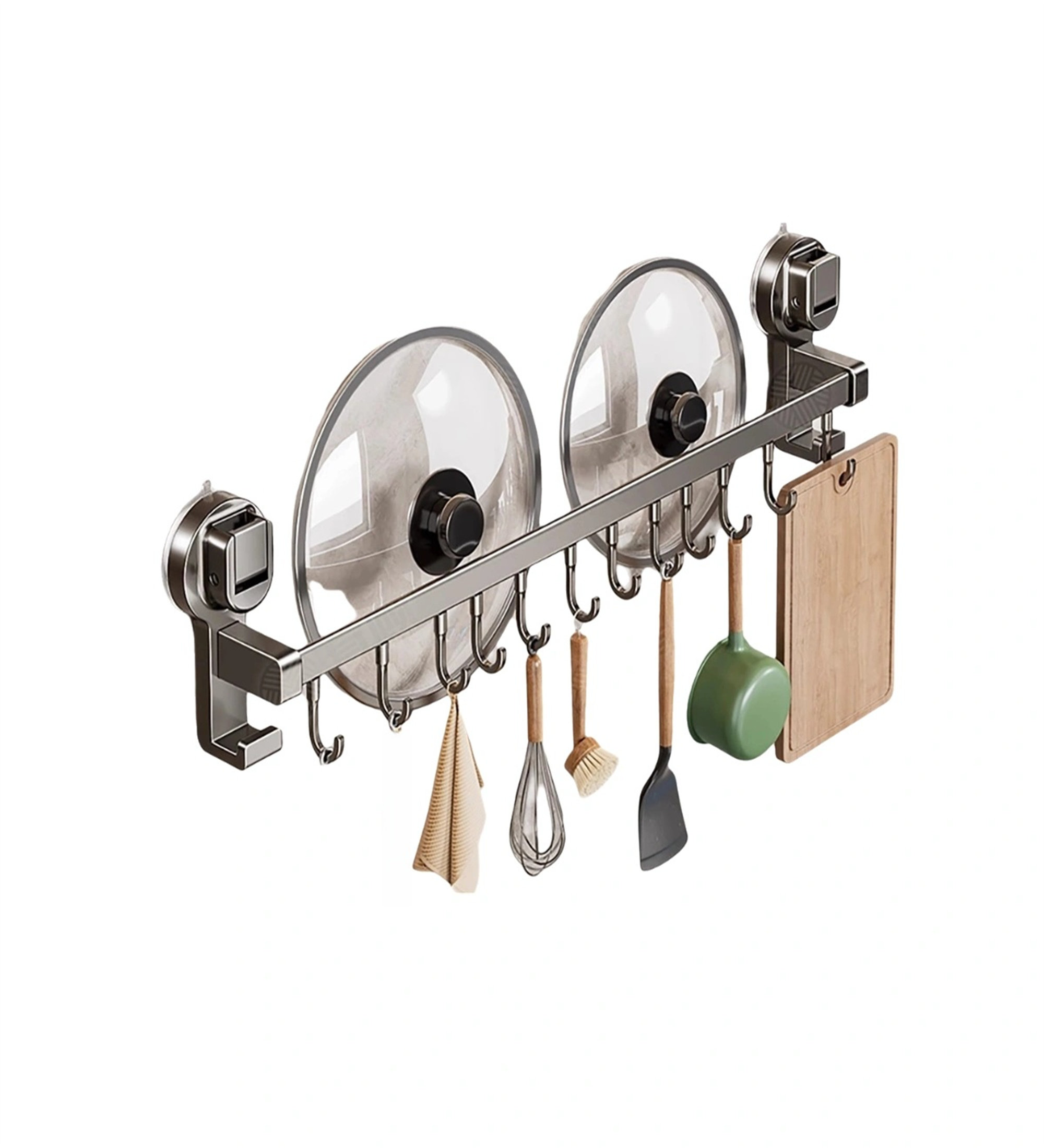 Wrought Studio™ Multi-functional No-drill Suction Cup Kitchen Utensil ...