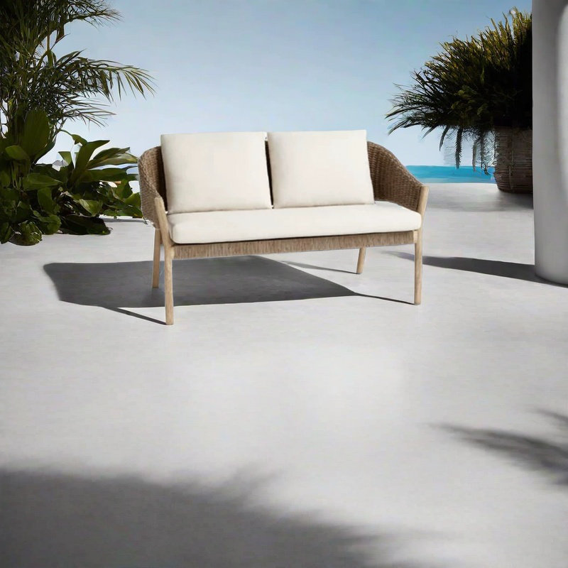 A Zoetic Home Weatherproof Outdoor Sofa | Wayfair