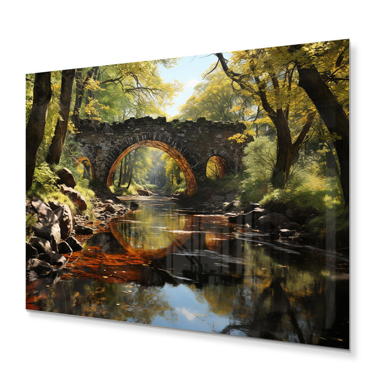 Millwood Pines " Beige Bridge Whispers Of History II " on Metal ...