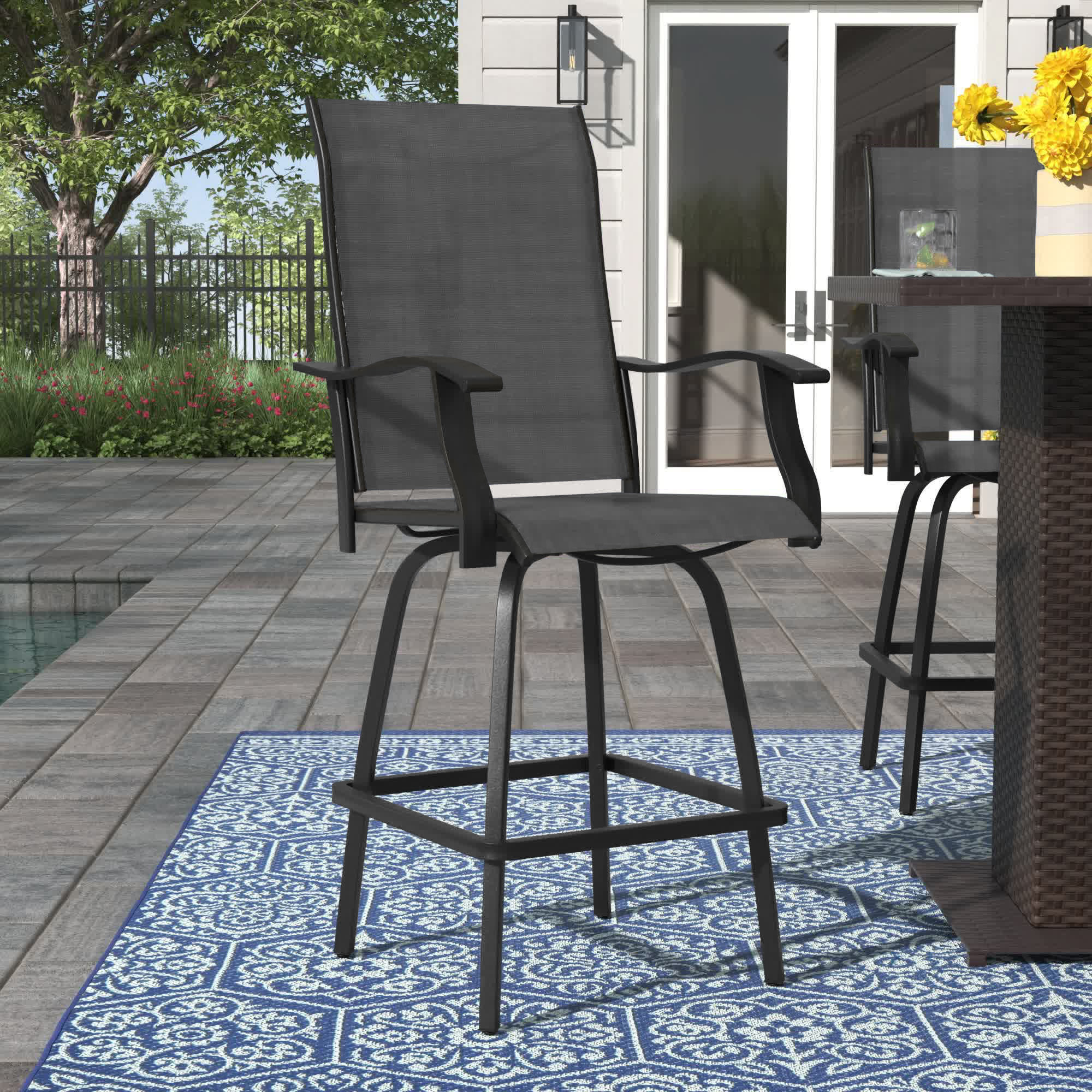 Red Barrel Studio Corchado All-Weather PVC-Coated Polyester Swivel ...