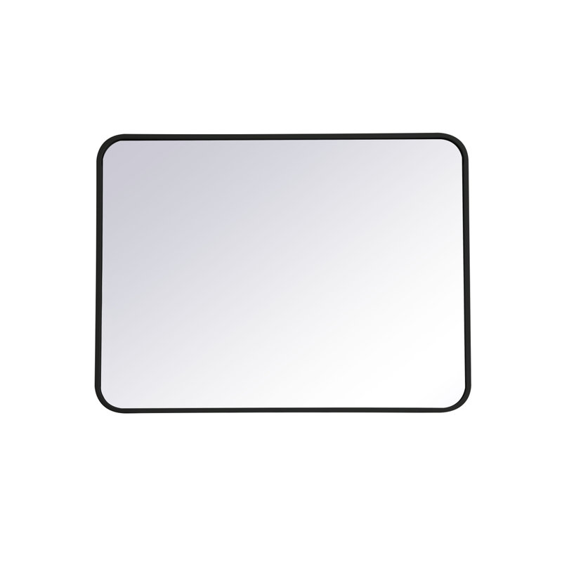 RE/FINE™ Sabine Metal Rounded Rectangle Wall Mirror & Reviews | Wayfair