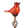 Exhart Solar Cardinal with Finial Garden Stake, 5.5 by 31 Inches | Wayfair