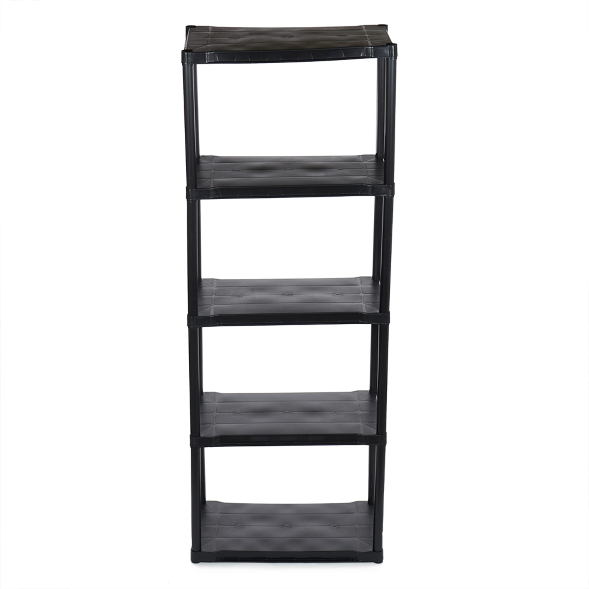 Rebrilliant 5 Tier Plastic Shelf, (72-Inch), Black - Wayfair Canada