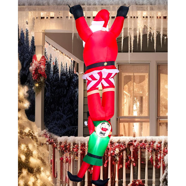 The Holiday Aisle® The 8 FT Hanging Christmas Inflatables Decoration ...
